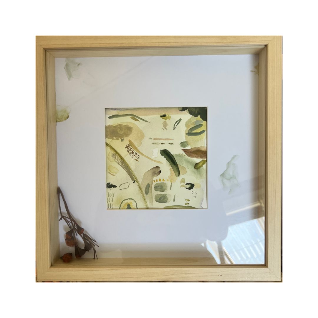 Flora Shadow Box – George Town Art and Artisans